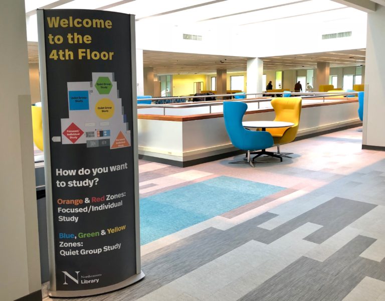 A New Look for the 4th Floor – Library News